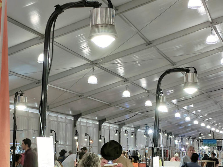 The BEST LED table clamp lights | LED Trade Show Lighting